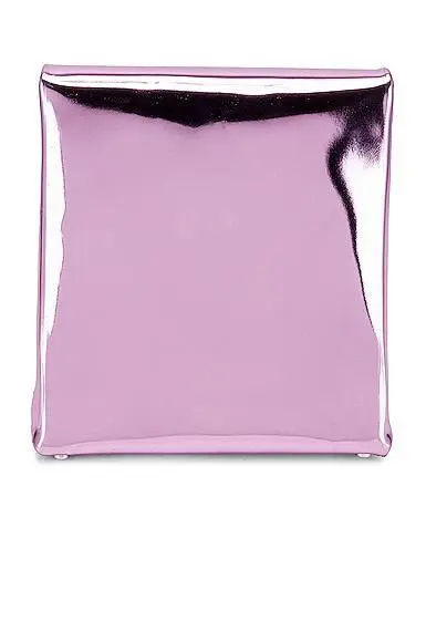Alexander Wang Metallic Lunch Bag Clutch In Lavender - Sweet Lilac